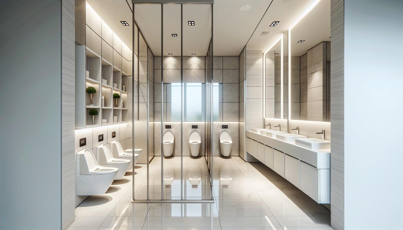 Partisi Kubikal Toilet untuk Perkantoran | Kayuarus 2026